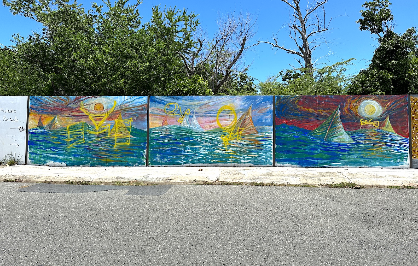 Vandalizan murales en La Playa de Ponce