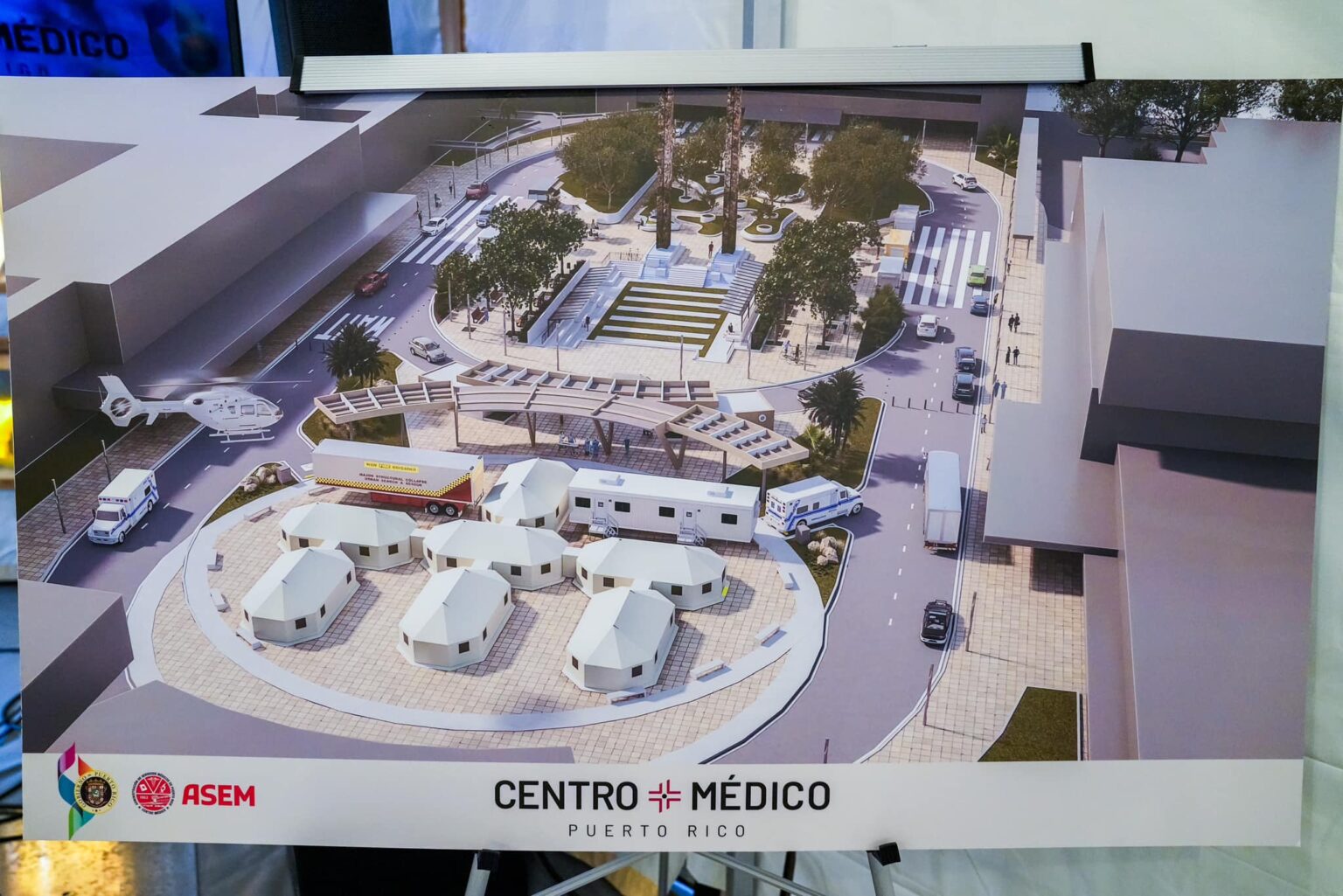 Inicia remodelación de la plazoleta del Centro Médico de Río Piedras
